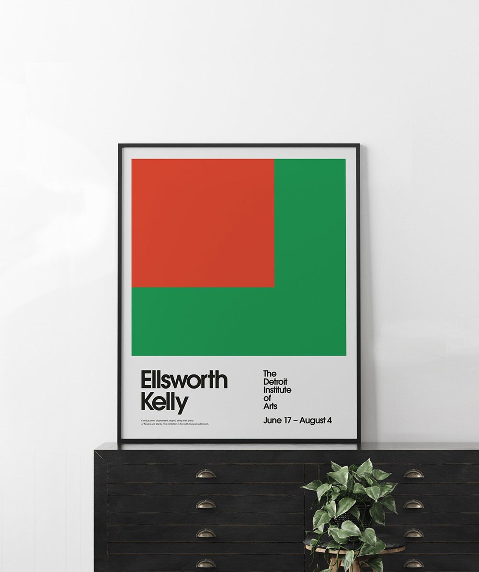 ELLSWORTH KELLY Poster Print Mid Century Modern Abstract Josef | Etsy