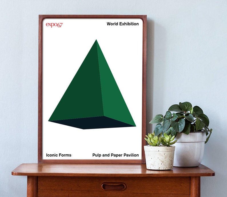EXPO 67 PULP & PAPER Poster Print Montreal Canada Mid Century - Etsy