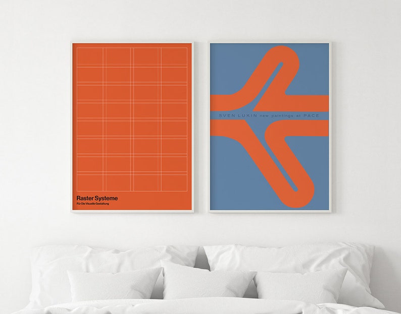 GRID SYSTEMS in Graphic Design Poster Print Bauhaus Minimalist - Etsy