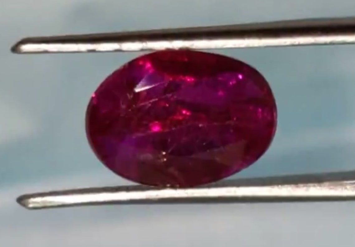 Natural Untreated Burma Ruby Gemstone collector's - Etsy
