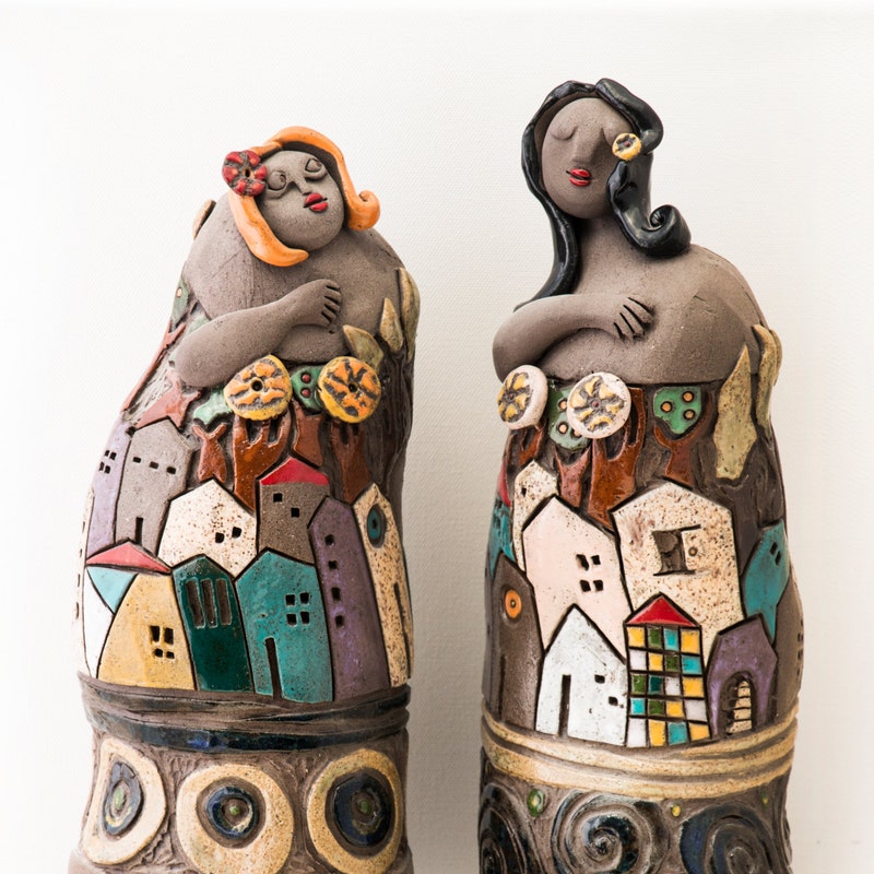 Ceramic Figures - Etsy