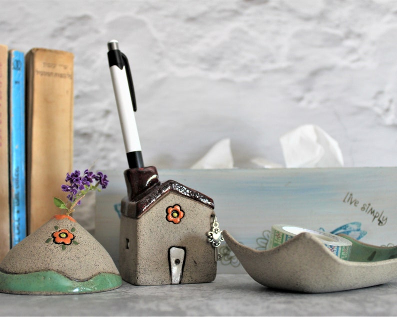 Ceramic Office Décor, Boss Gift, Ceramic Home Sculpture, Ceramic ...