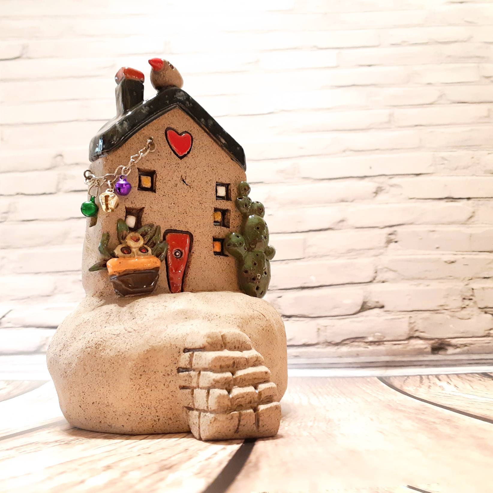Hand Made Ceramic House - Etsy
