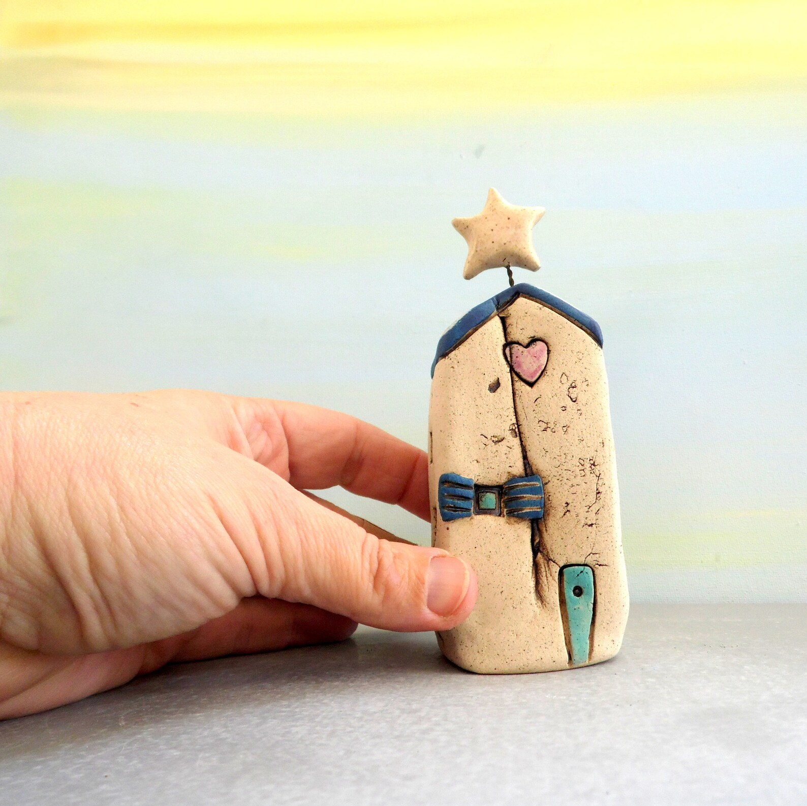 Sculpture Miniature House Office Accessories Handmade | Etsy