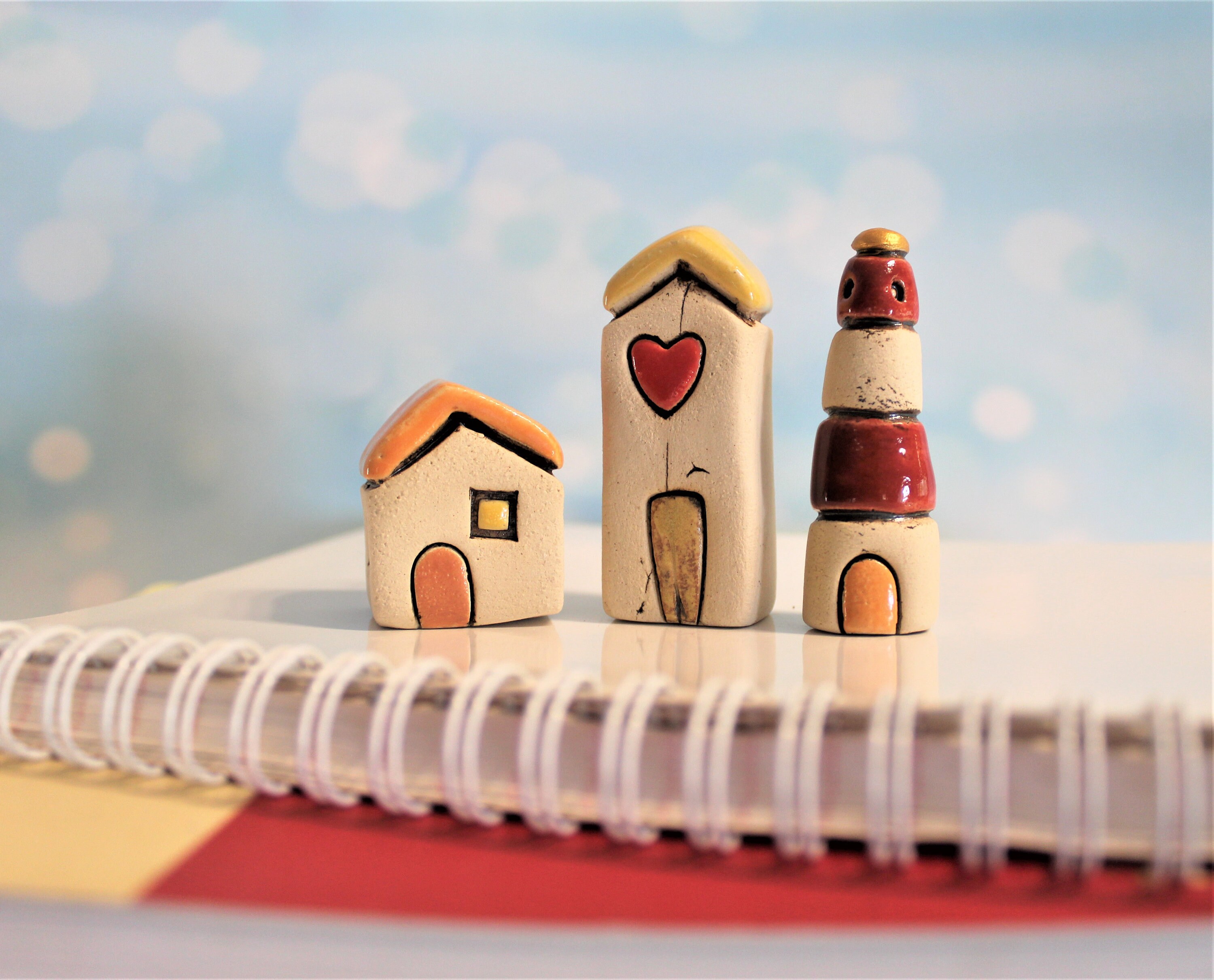 Miniature home decor of a small village DIY Make your own | Etsy