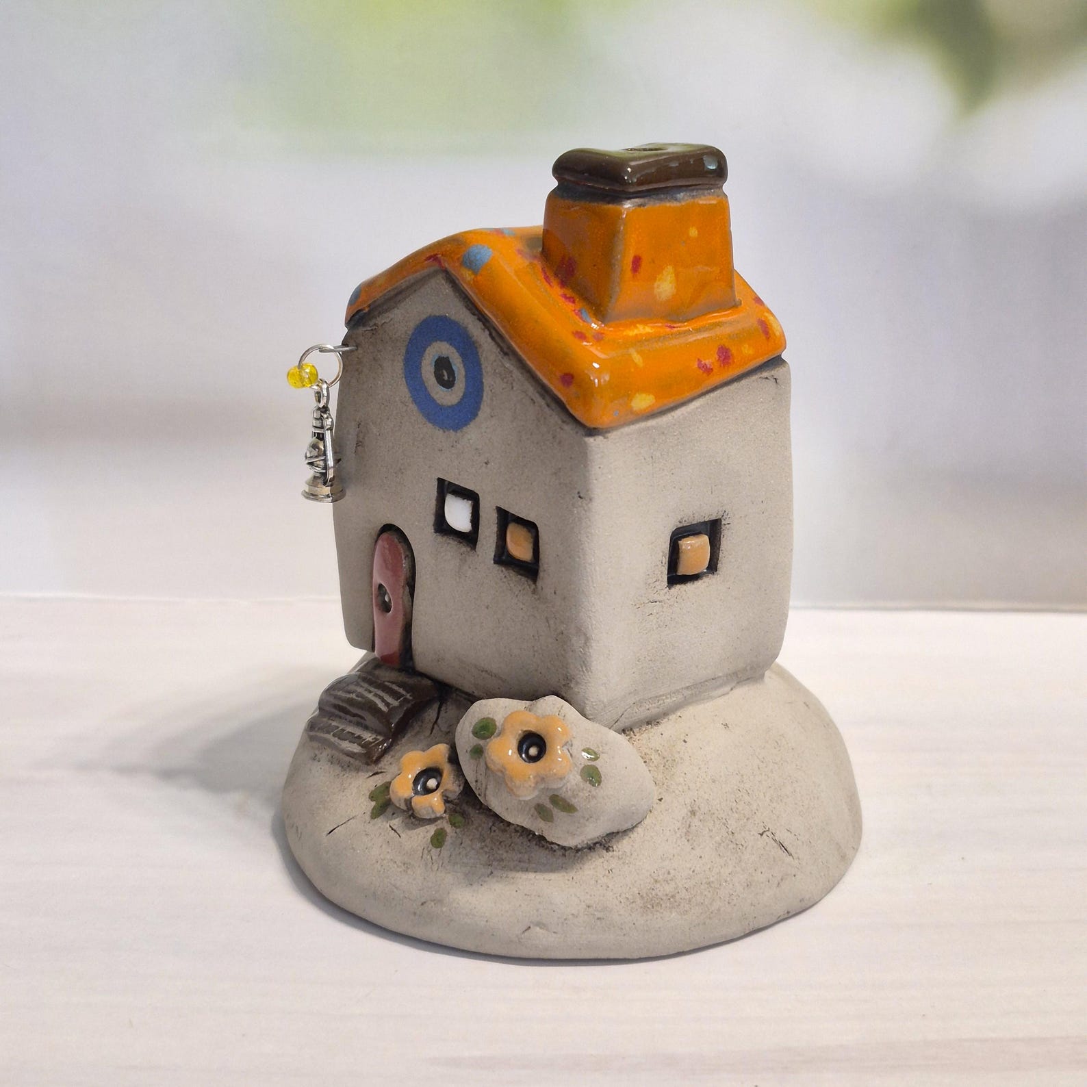 Handmade Miniature Gray House, Ceramic Sculpture, Home Decor Art - Etsy