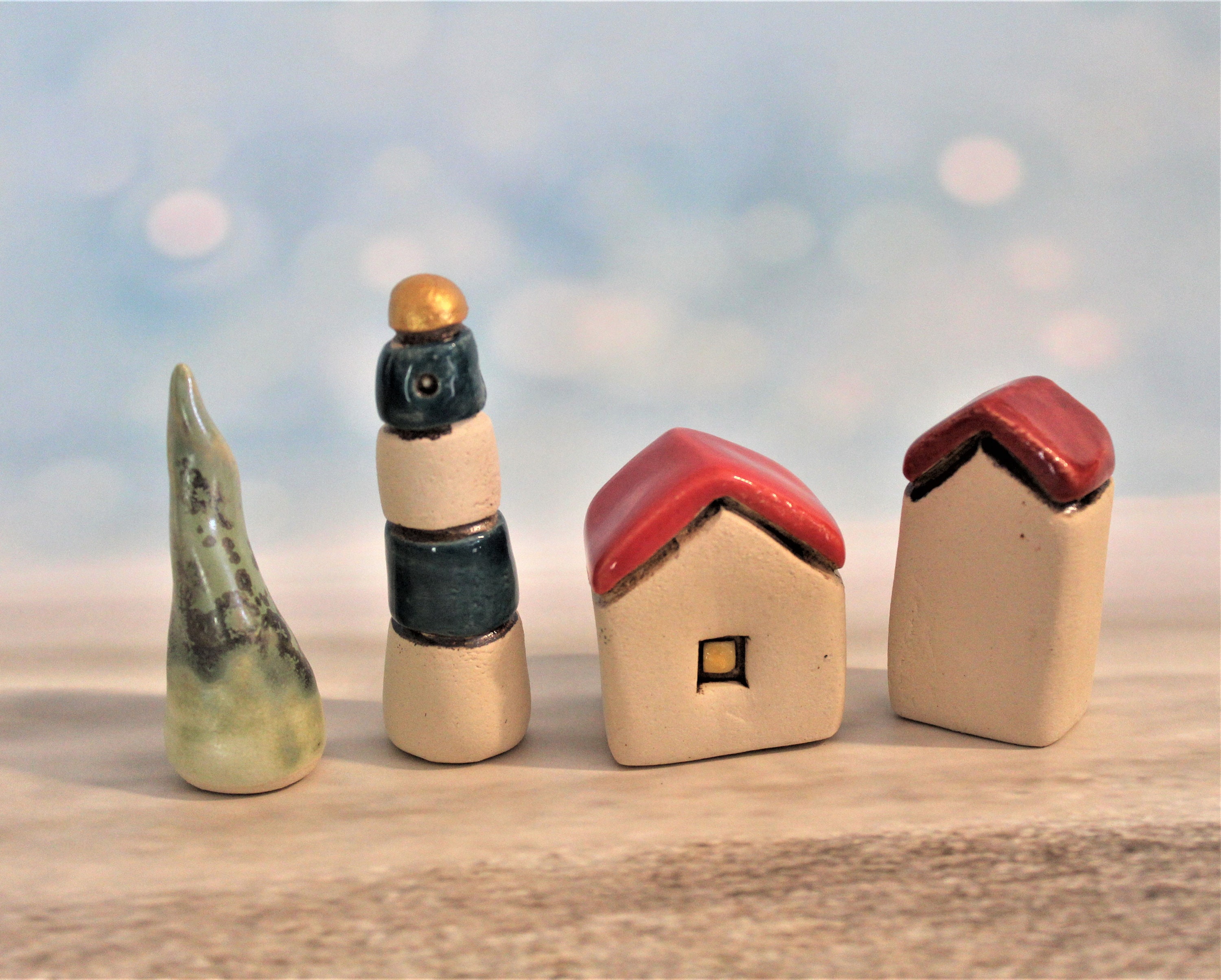 DIY, Miniature Village, Craft Supply, Make Your Own Sculpture Combining ...