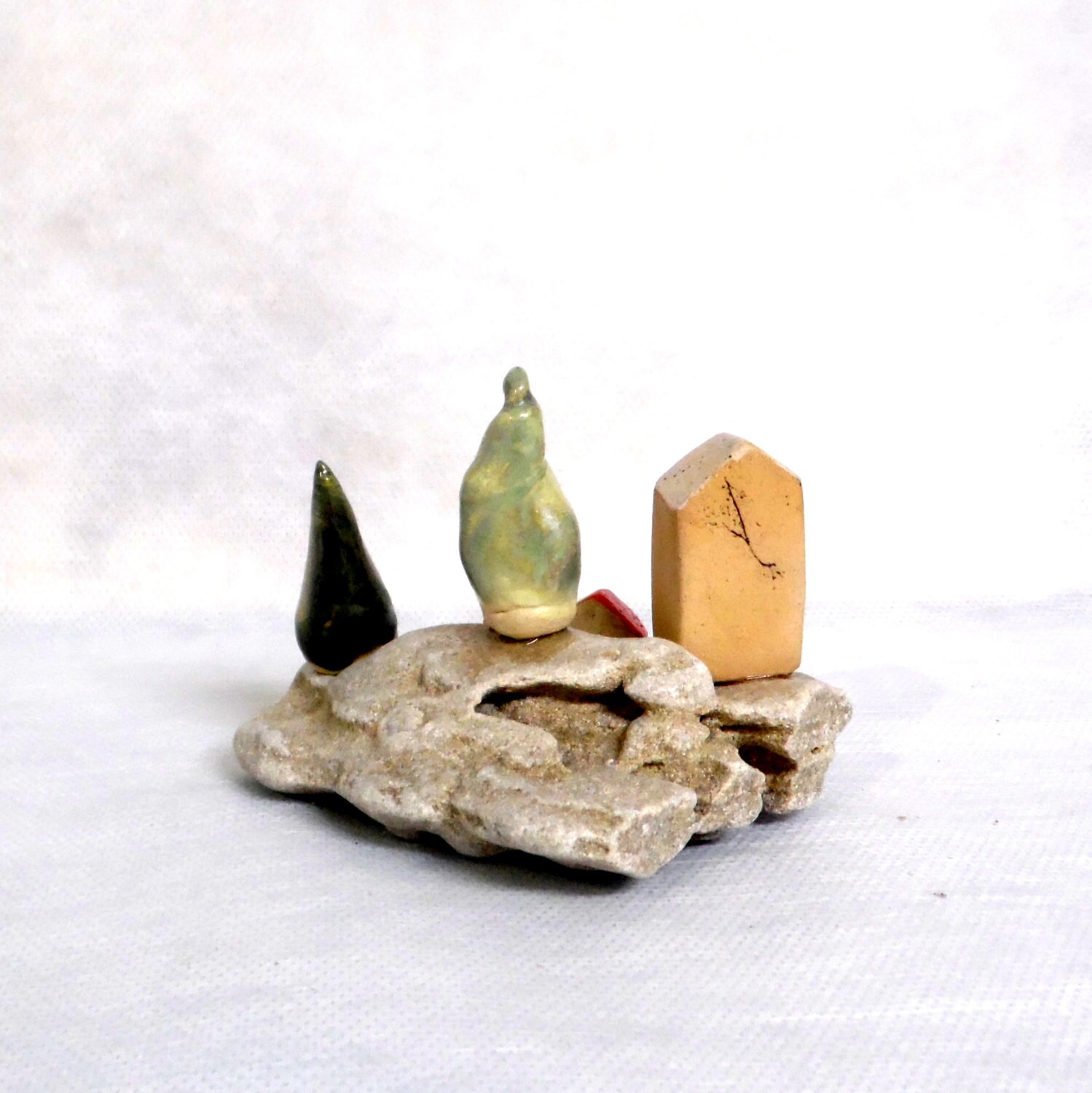 Sculpture Little Village Rustic Home Decor Beach Houses - Etsy