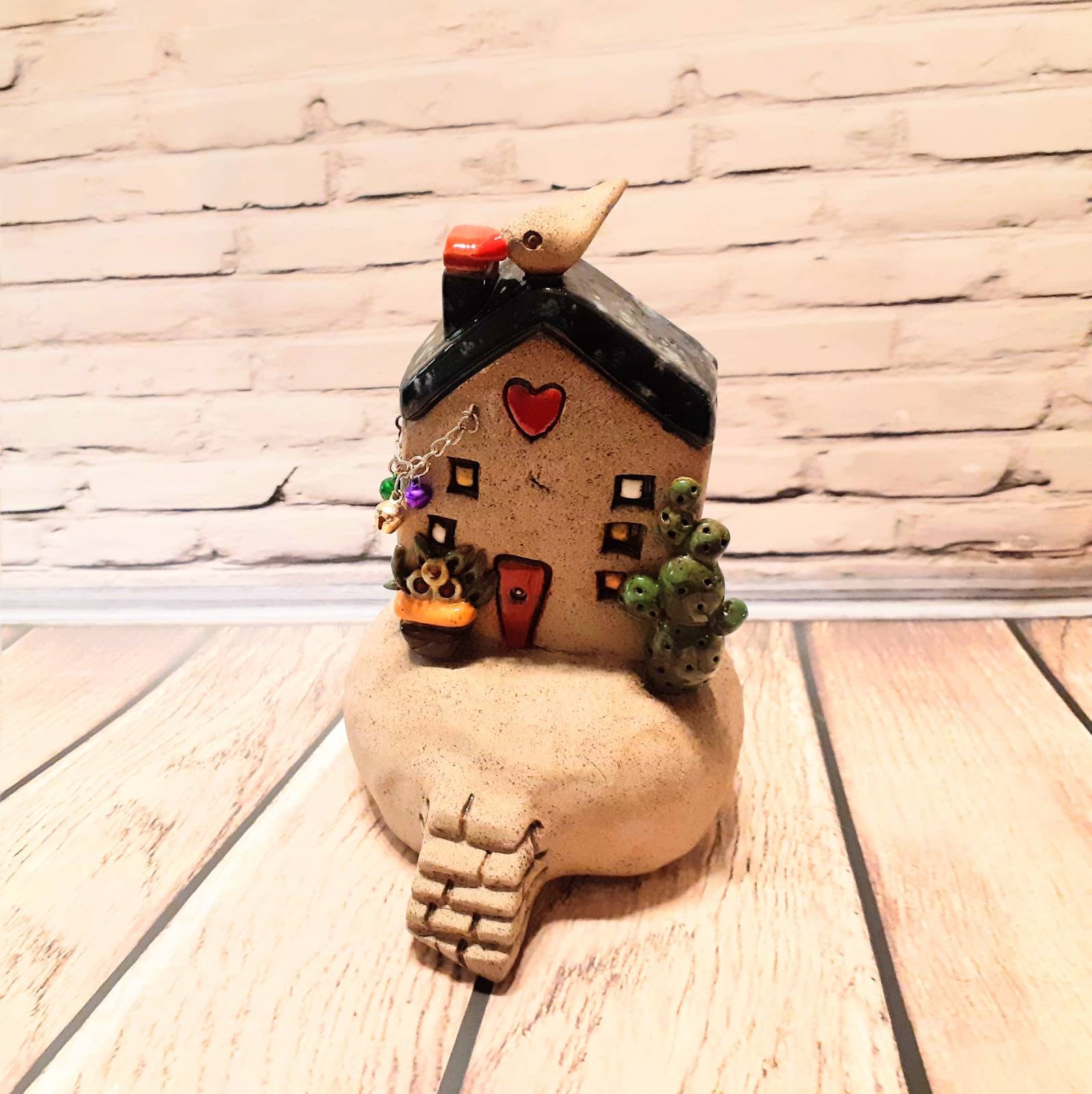 Hand Made Ceramic House - Etsy