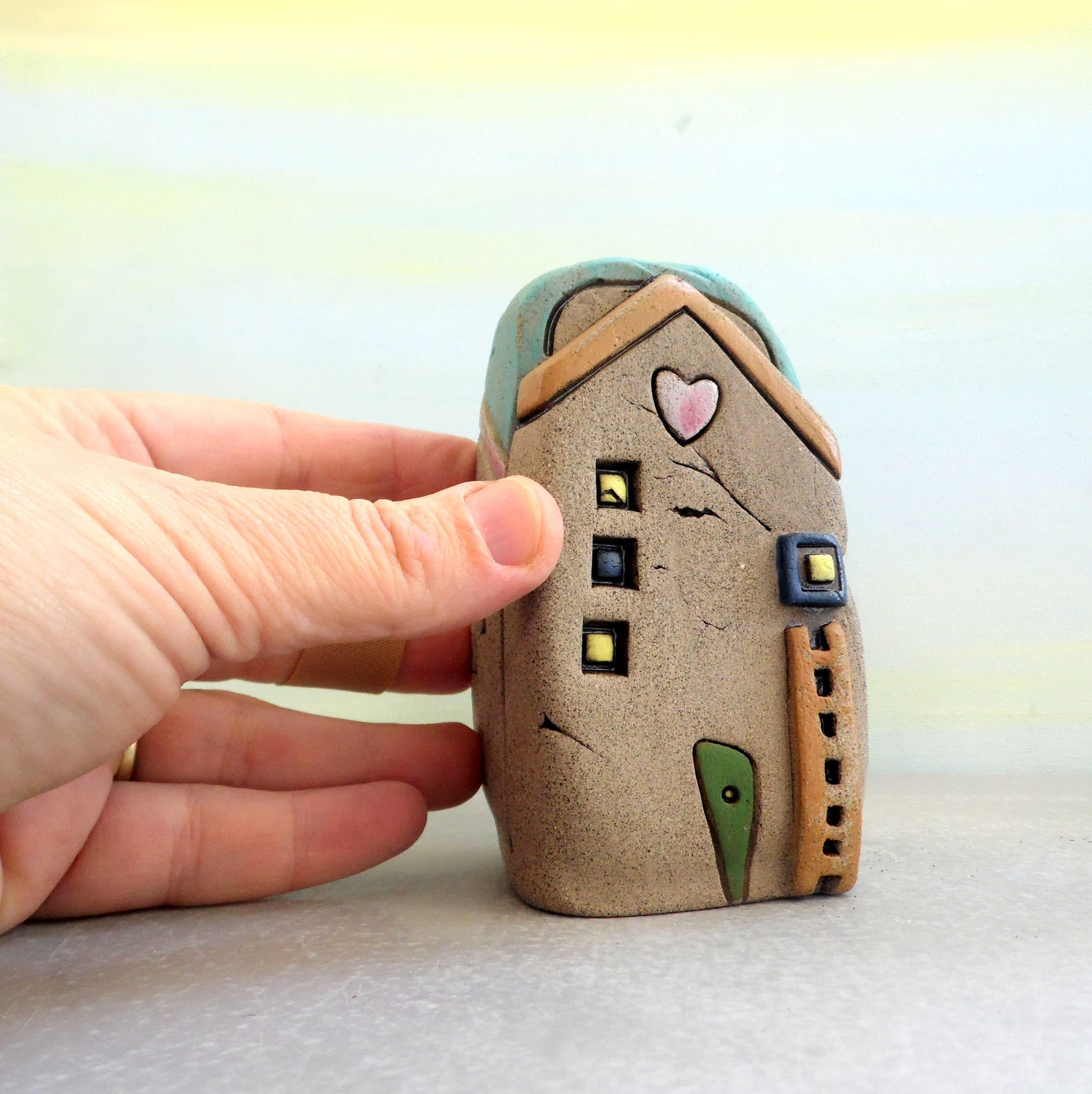 Ceramic Sculpture Clay House Clay Sculpture Architect Gift - Etsy