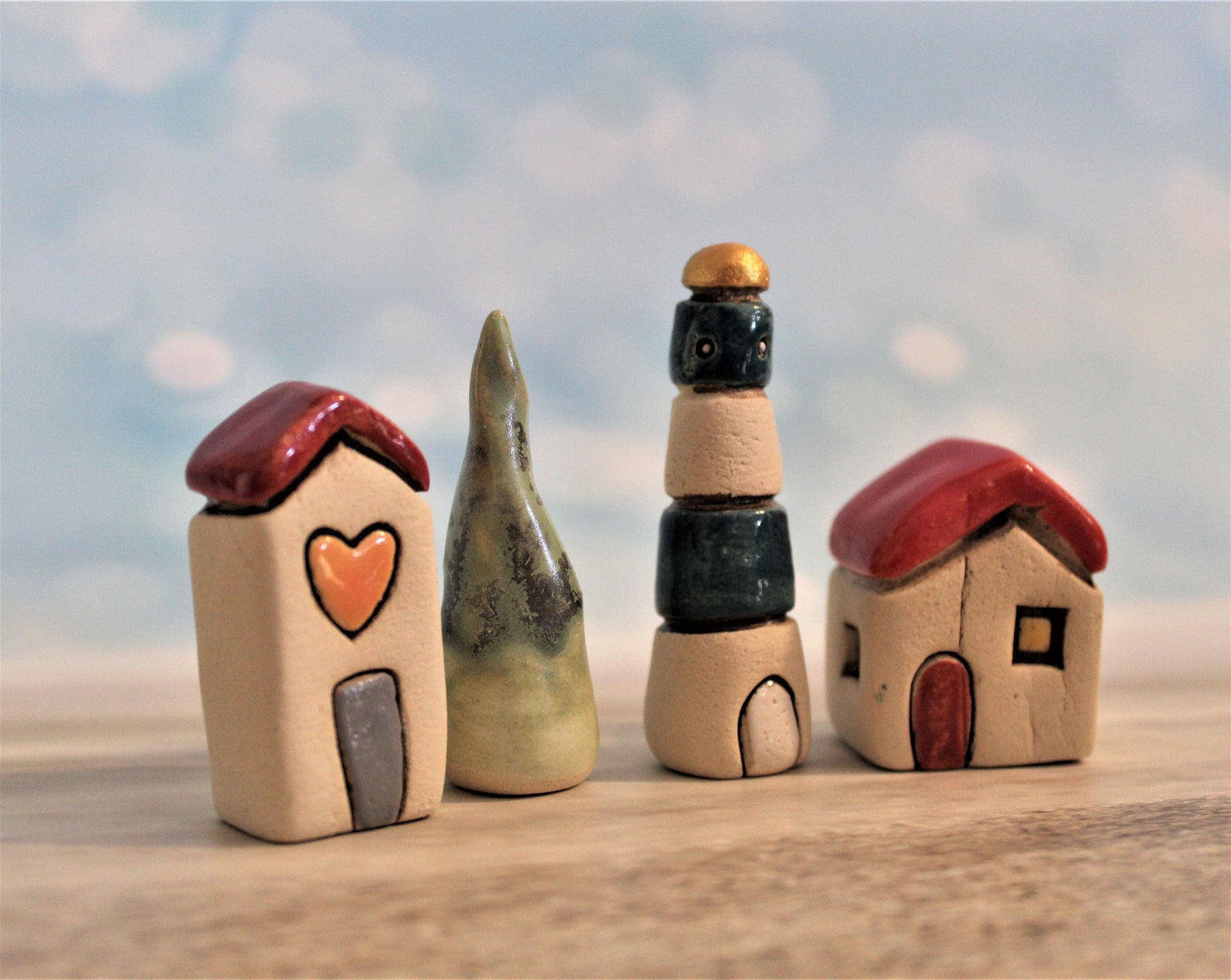 DIY, Miniature Village, Craft Supply, Make Your Own Sculpture Combining ...