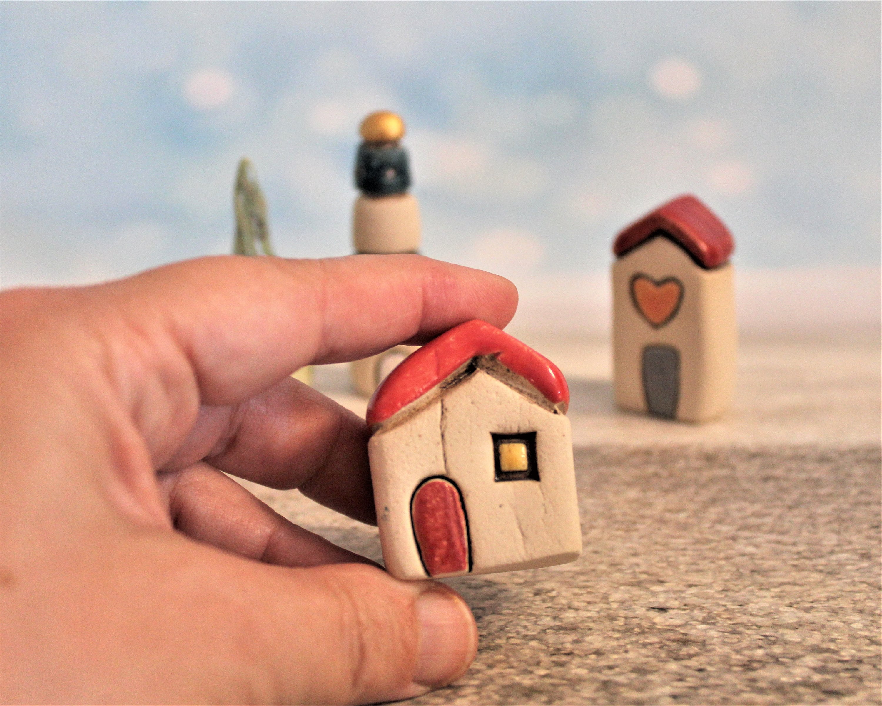 DIY, Miniature Village, Craft Supply, Make Your Own Sculpture Combining ...