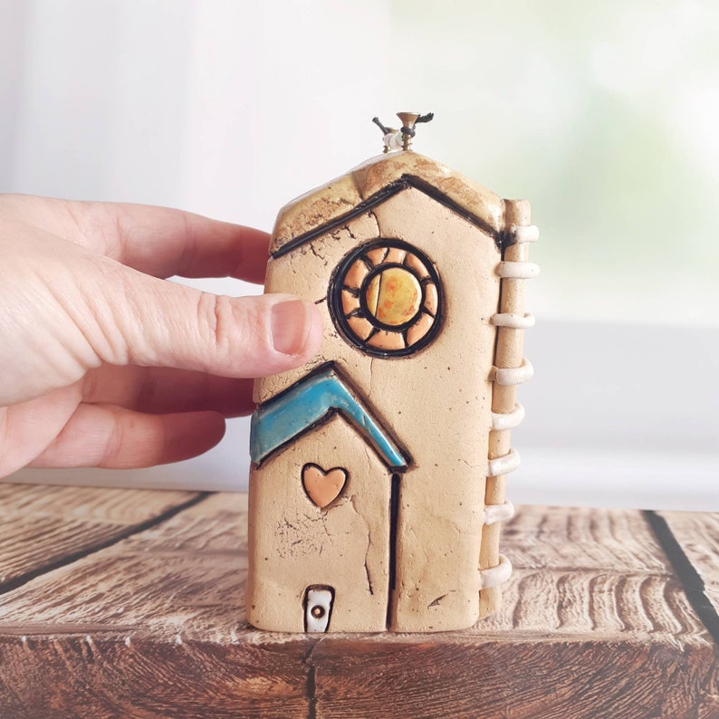 Ceramic House Sculpture - Etsy