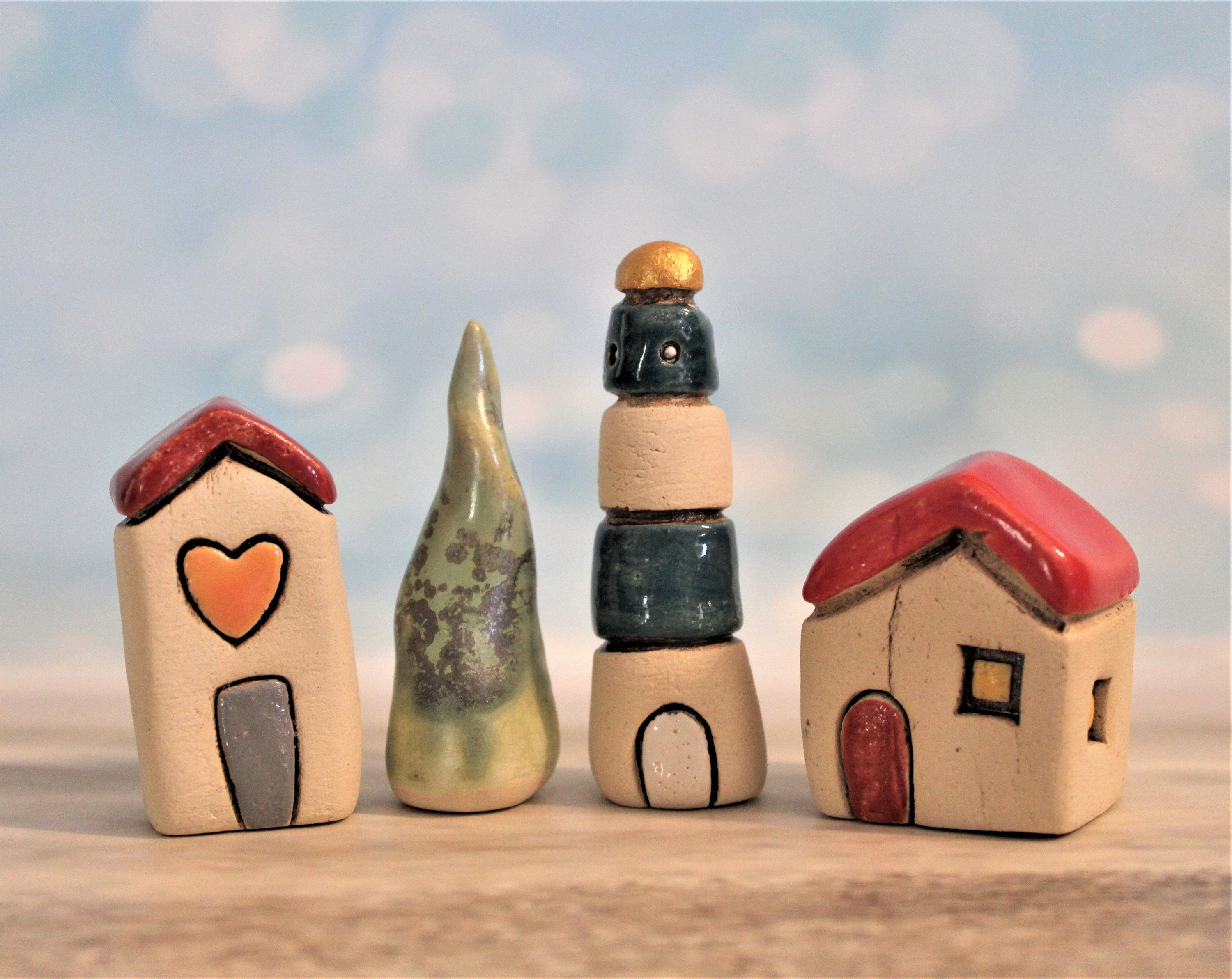 DIY, Miniature Village, Craft Supply, Make Your Own Sculpture Combining ...