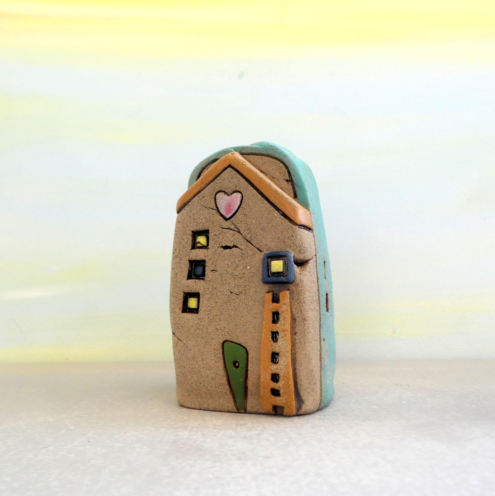 Ceramic Sculpture Clay House Clay Sculpture Architect Gift - Etsy