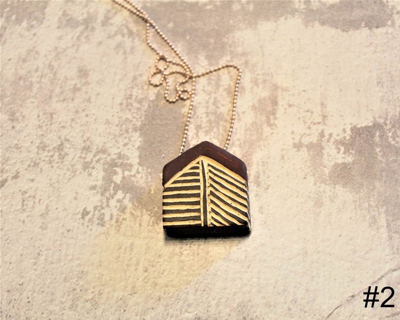 Ceramic House Necklace, Ceramic Jewelry, House Necklace, Unique Jewelry ...