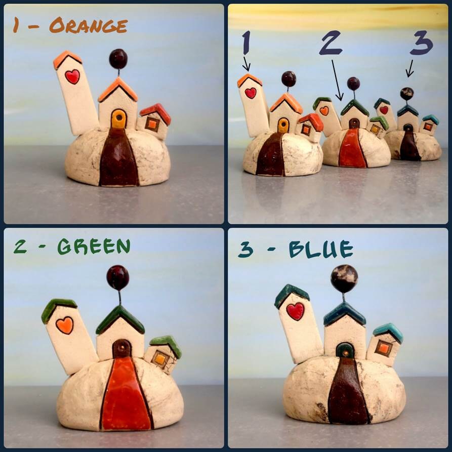 Ceramic Miniature House Ceramic Collectibles Tiny Ceramic - Etsy