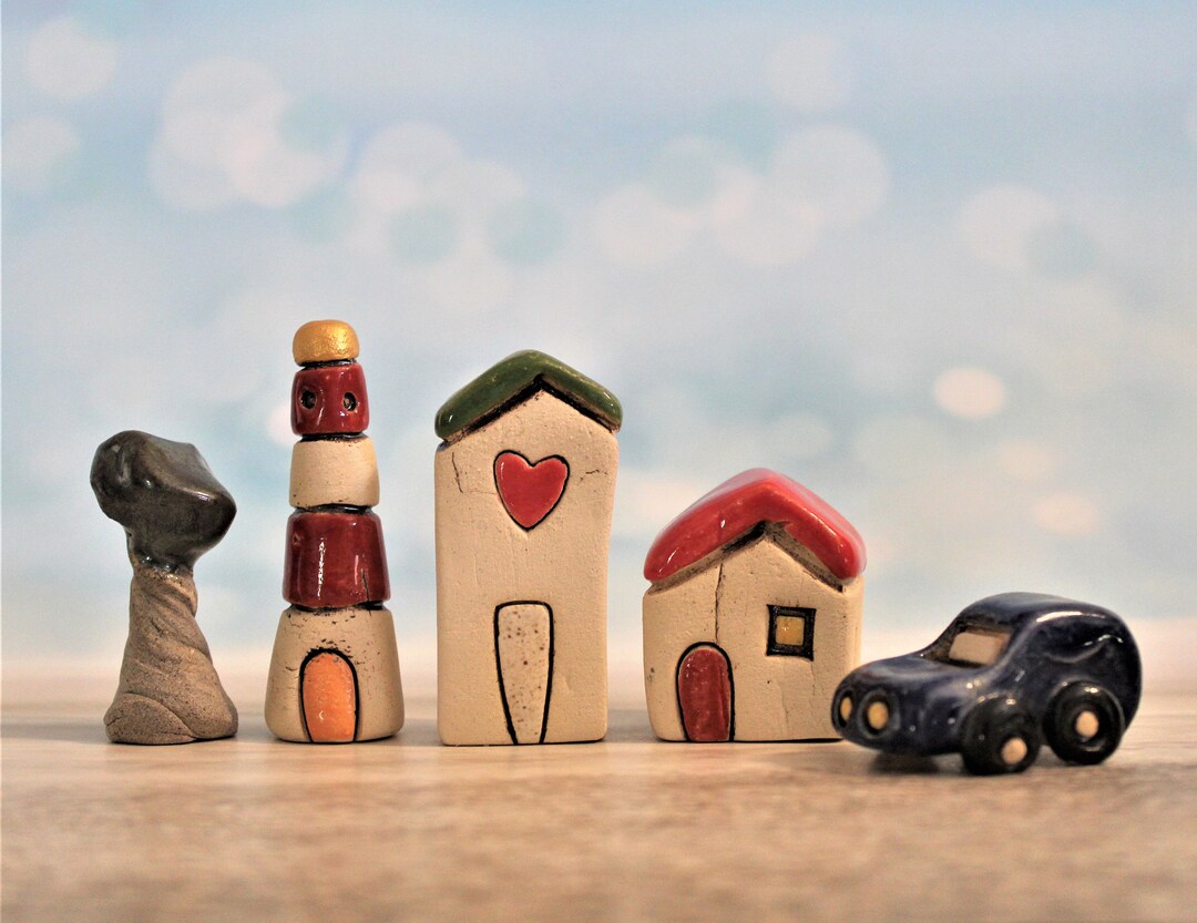 DIY, Ceramic Miniatures, Make Your Own Display Combining Few Elements ...