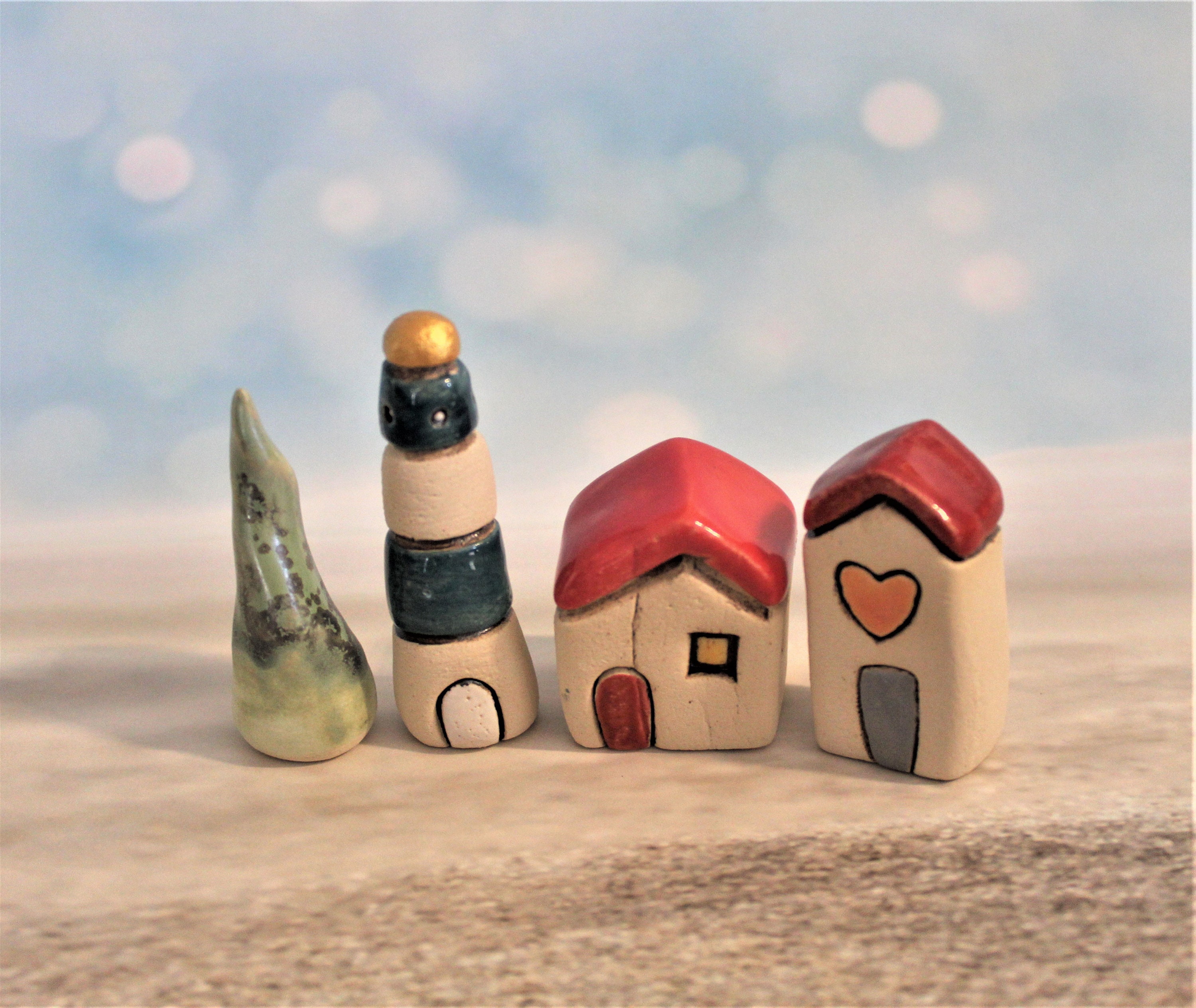 DIY, Miniature Village, Craft Supply, Make Your Own Sculpture Combining ...