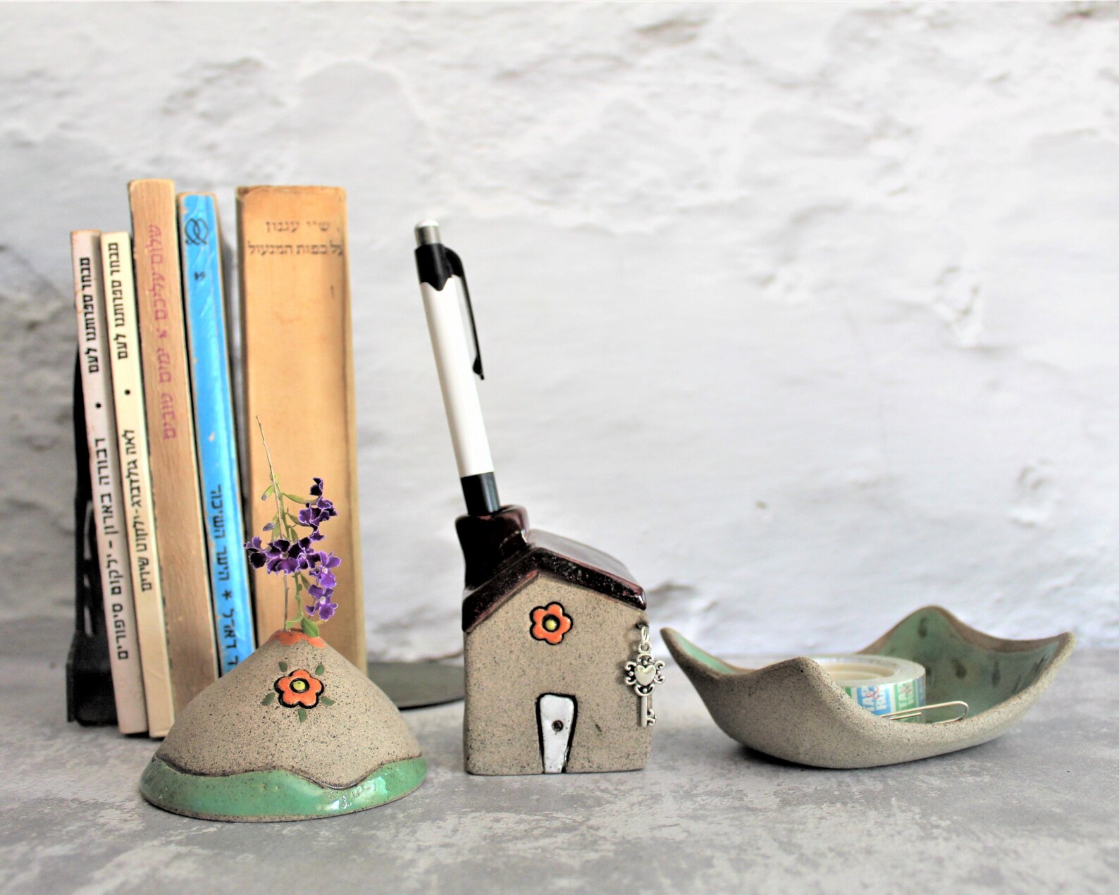 Ceramic Office Décor, Boss Gift, Ceramic Home Sculpture, Ceramic ...