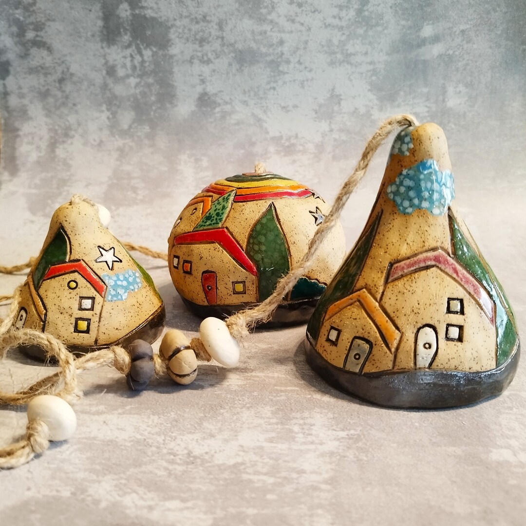 Hanging Bell, Handmade Ceramic Bell, Ceramic Bell, Ceramic Bell ...