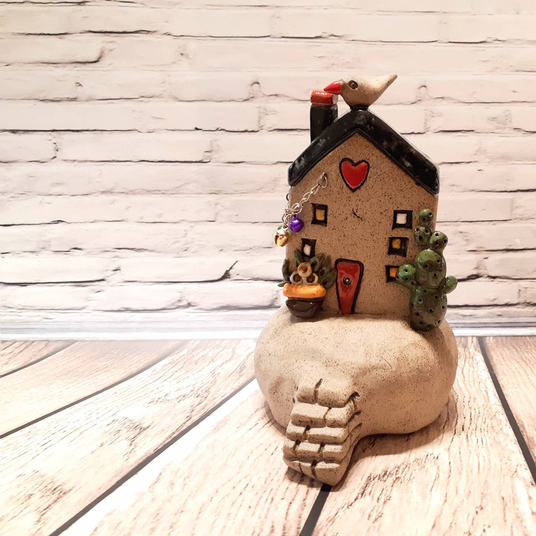 Hand Made Ceramic House - Etsy
