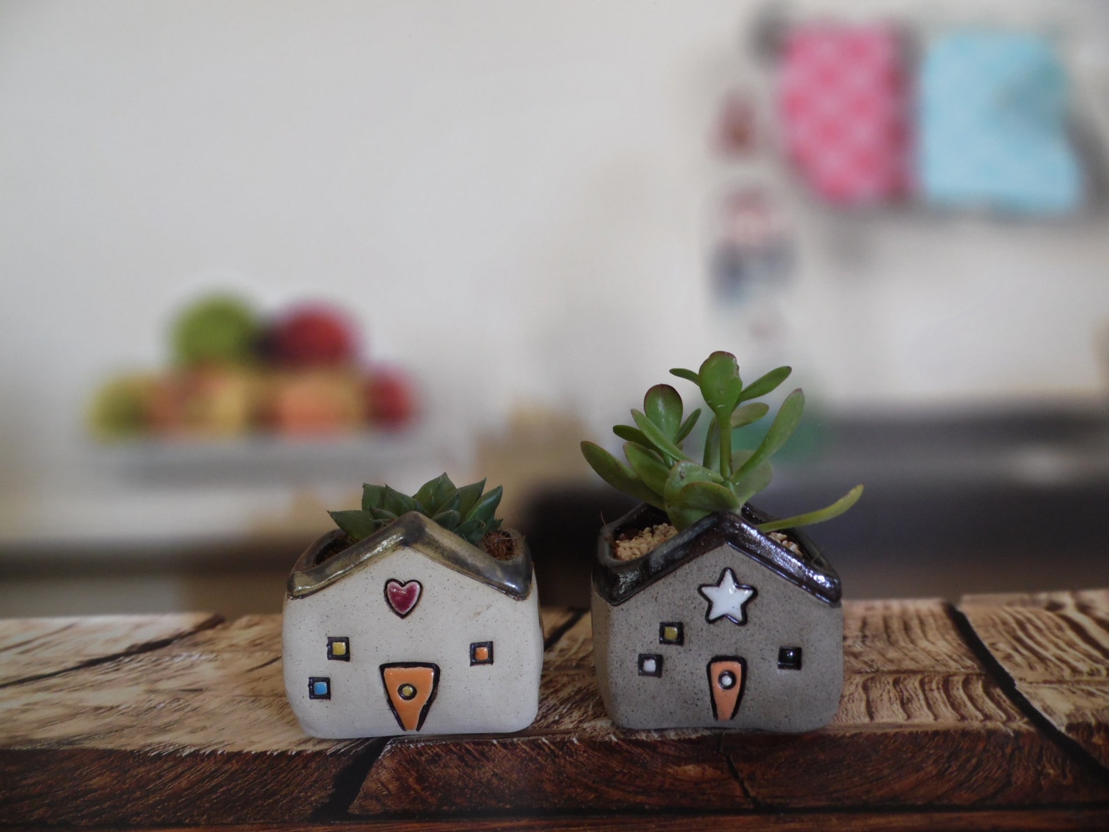 Random Ceramic Planter Shaped as a House or a House Decor - Etsy
