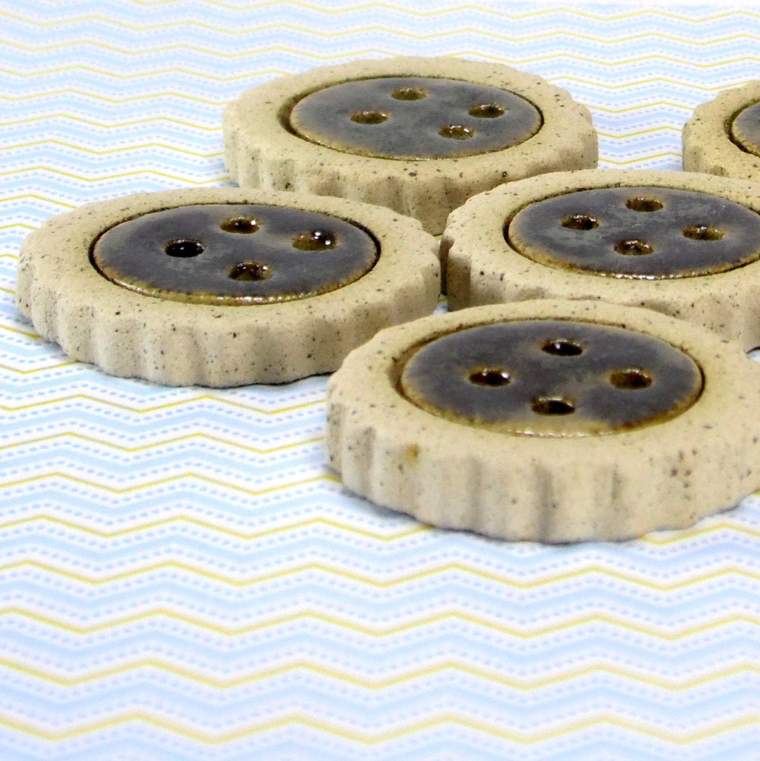 Set of 6 Large Buttons, Craft Supplies - Etsy