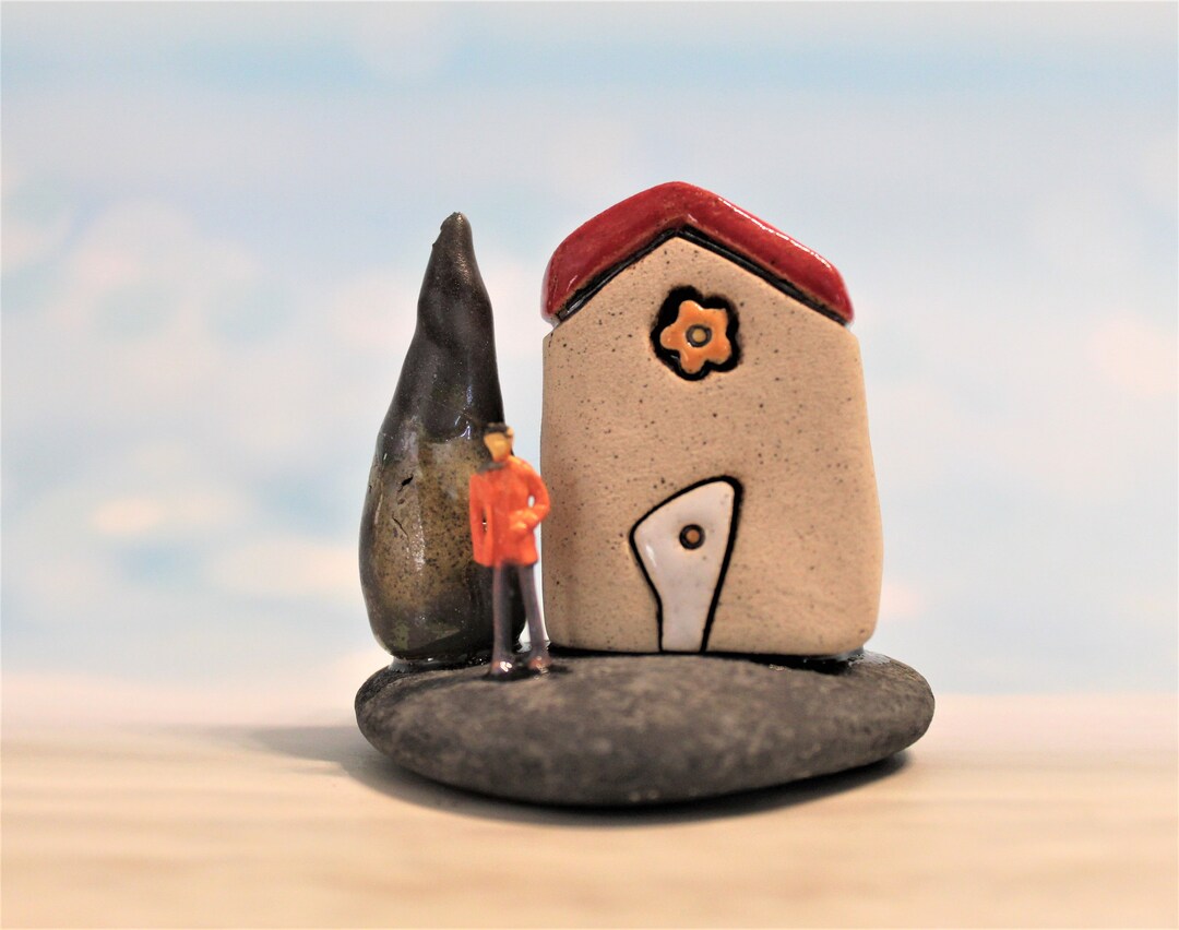 Small Whimsical Art Object, Unique Gift for Boss, Office Decor and Desk ...
