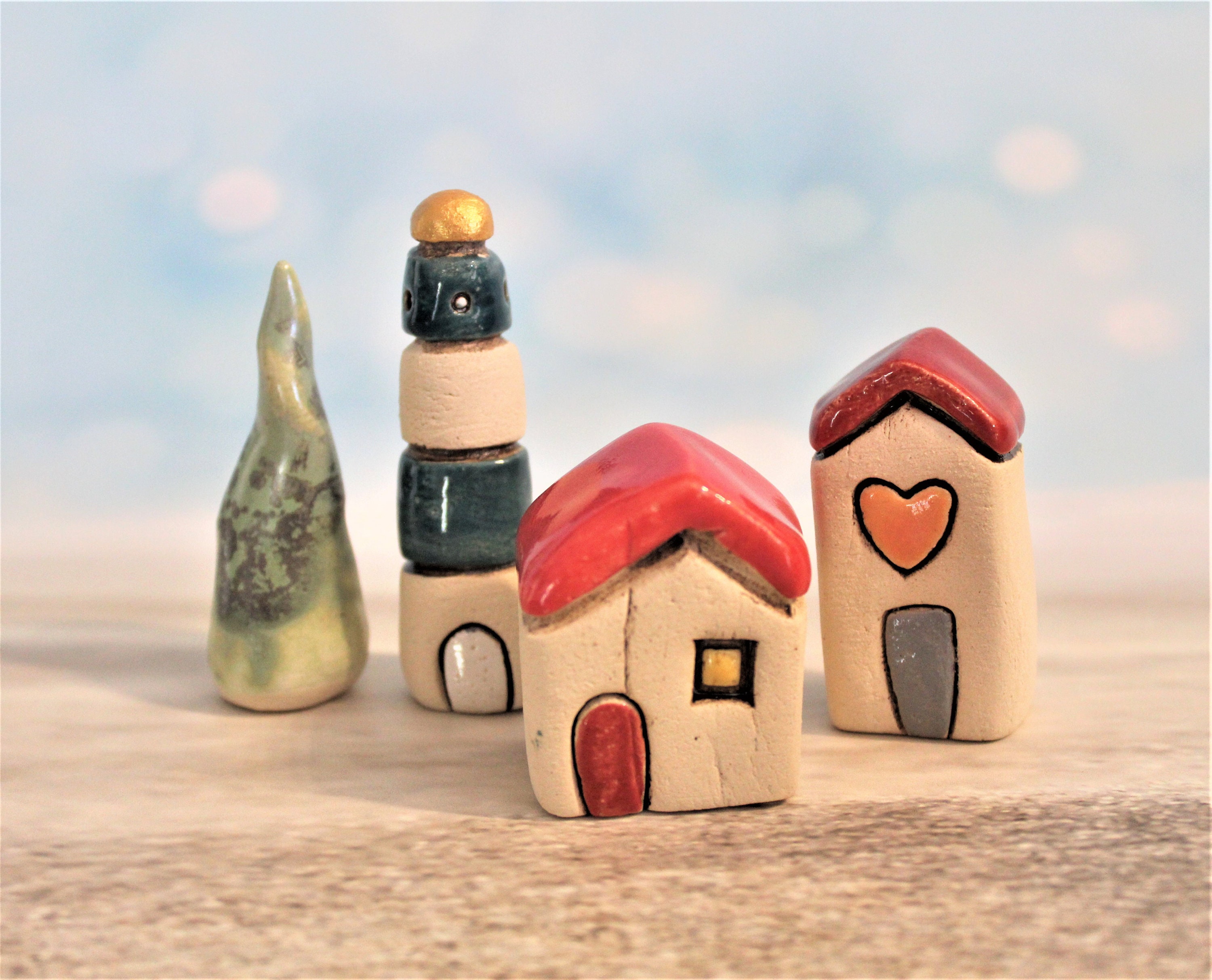 DIY, Miniature Village, Craft Supply, Make Your Own Sculpture Combining ...