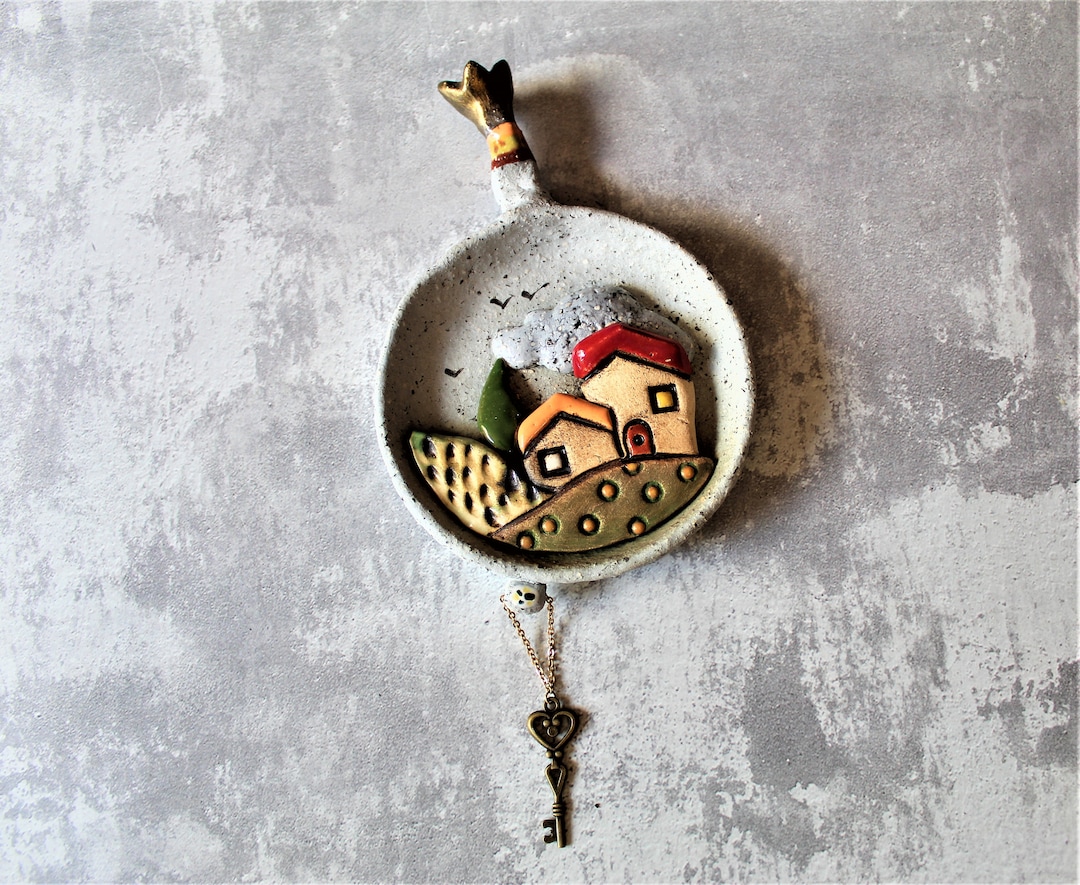 Ceramic Wall Decor for the Kitchen or Living Room, Whimsical ...