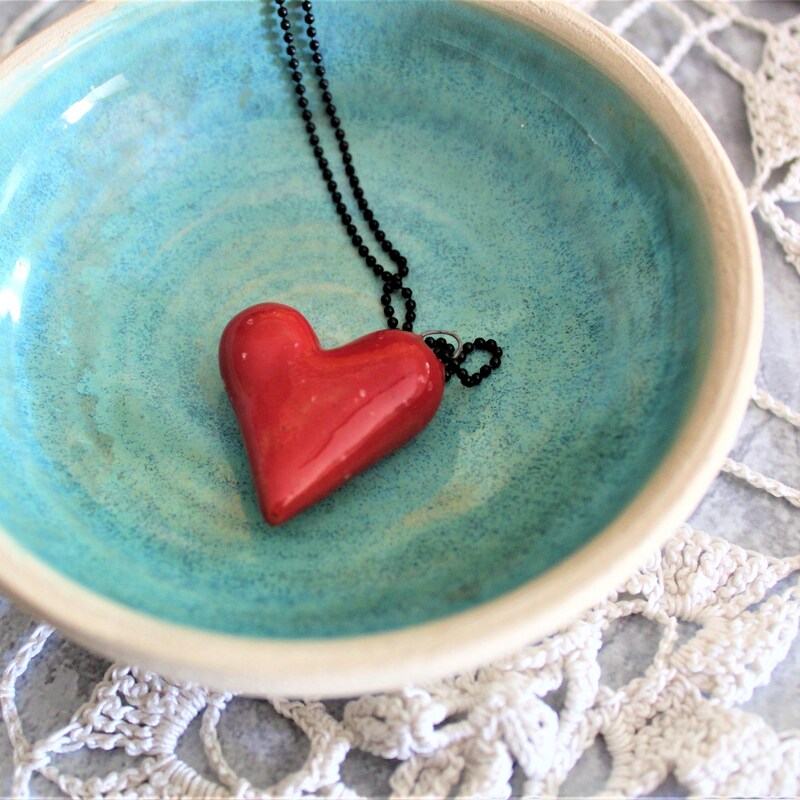 Ceramic Necklace - Etsy
