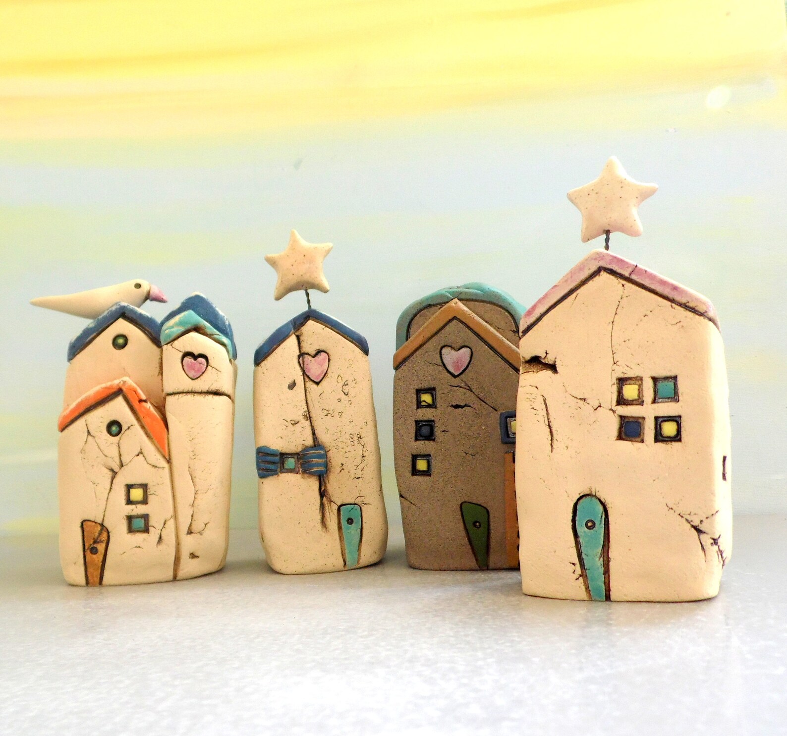 Sculpture Miniature House Office Accessories Handmade | Etsy