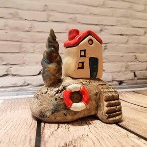 Small House Sculpture and a Unique Ceramic Home Decor - Etsy