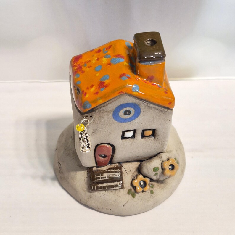 Handmade Miniature Gray House, Ceramic Sculpture, Home Decor Art - Etsy