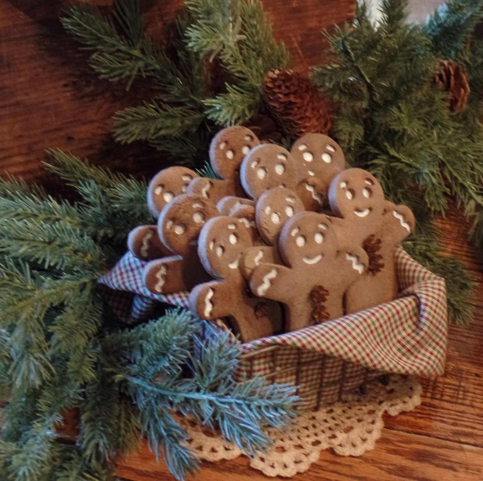 Primitive Rustic Farmhouse Faux Gingerbread Men - Etsy