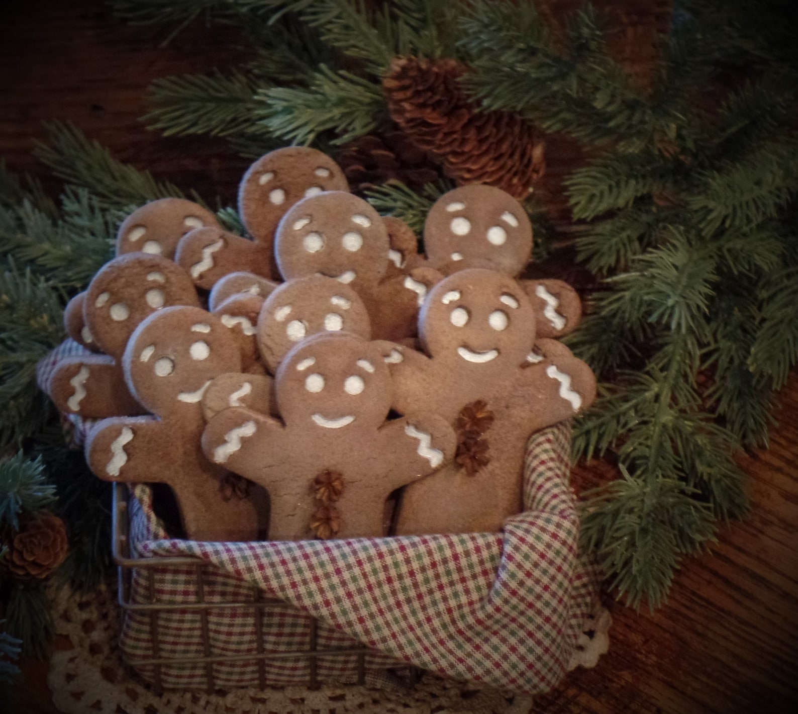 Primitive Rustic Farmhouse Faux Gingerbread Men | Etsy