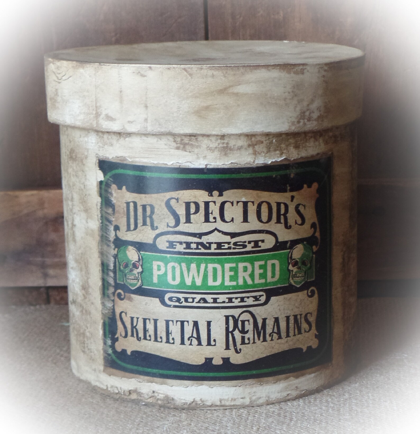Rustic Farmhouse Aged Grungy Creepy Halloween Pantry Box~powdered ...