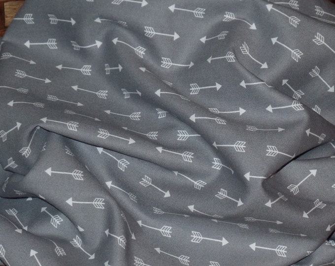 Black and White Arrow Fabric White Arrows by Mint Peony Black and White ...