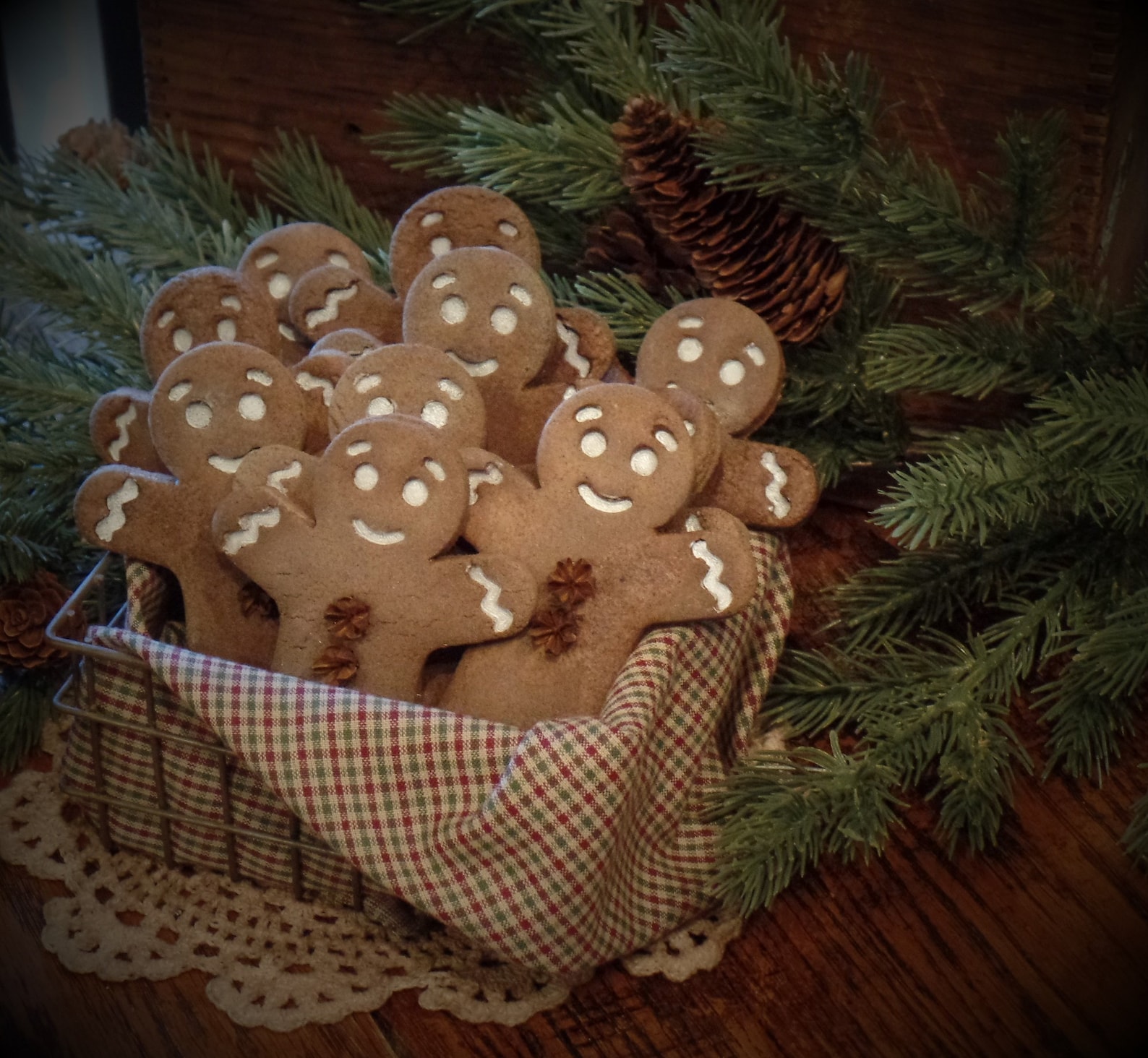 Primitive Rustic Farmhouse Faux Gingerbread Men - Etsy