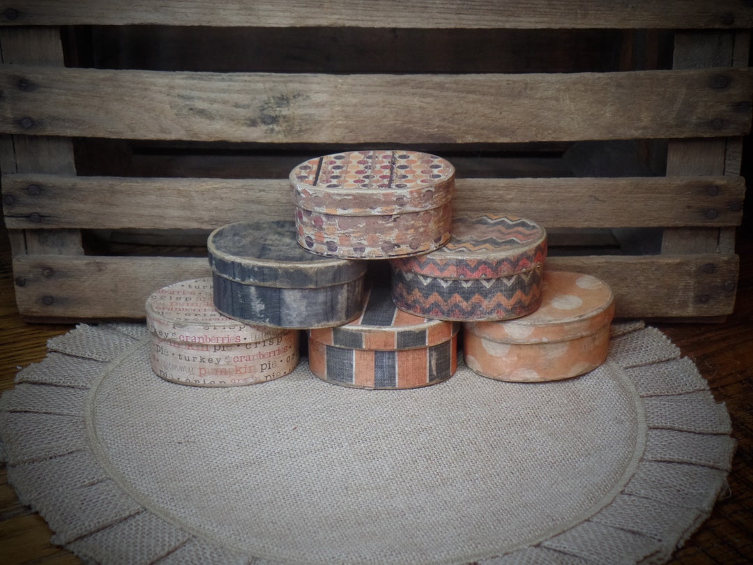 Rustic Primitive Farmhouse Aged Grungy Halloween Pantry Box Set ...