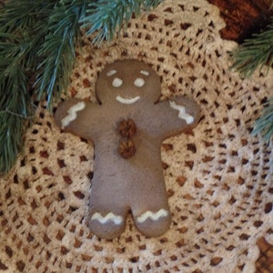 Primitive Rustic Farmhouse Faux Gingerbread Men Cookies~christmas ...