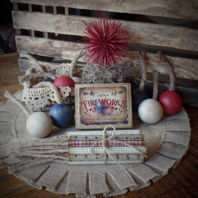 Firecracker Label - Etsy