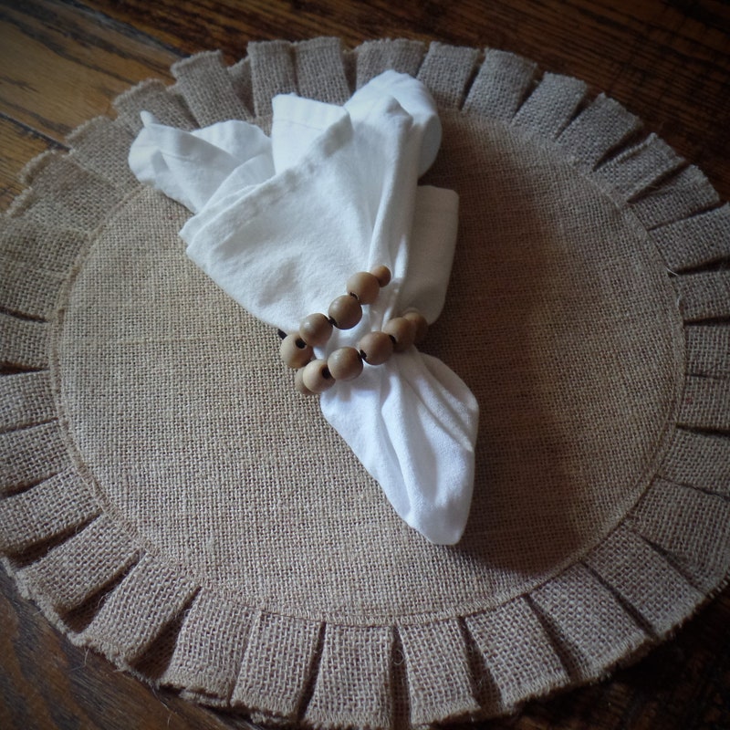 Burlap Table Setting - Etsy
