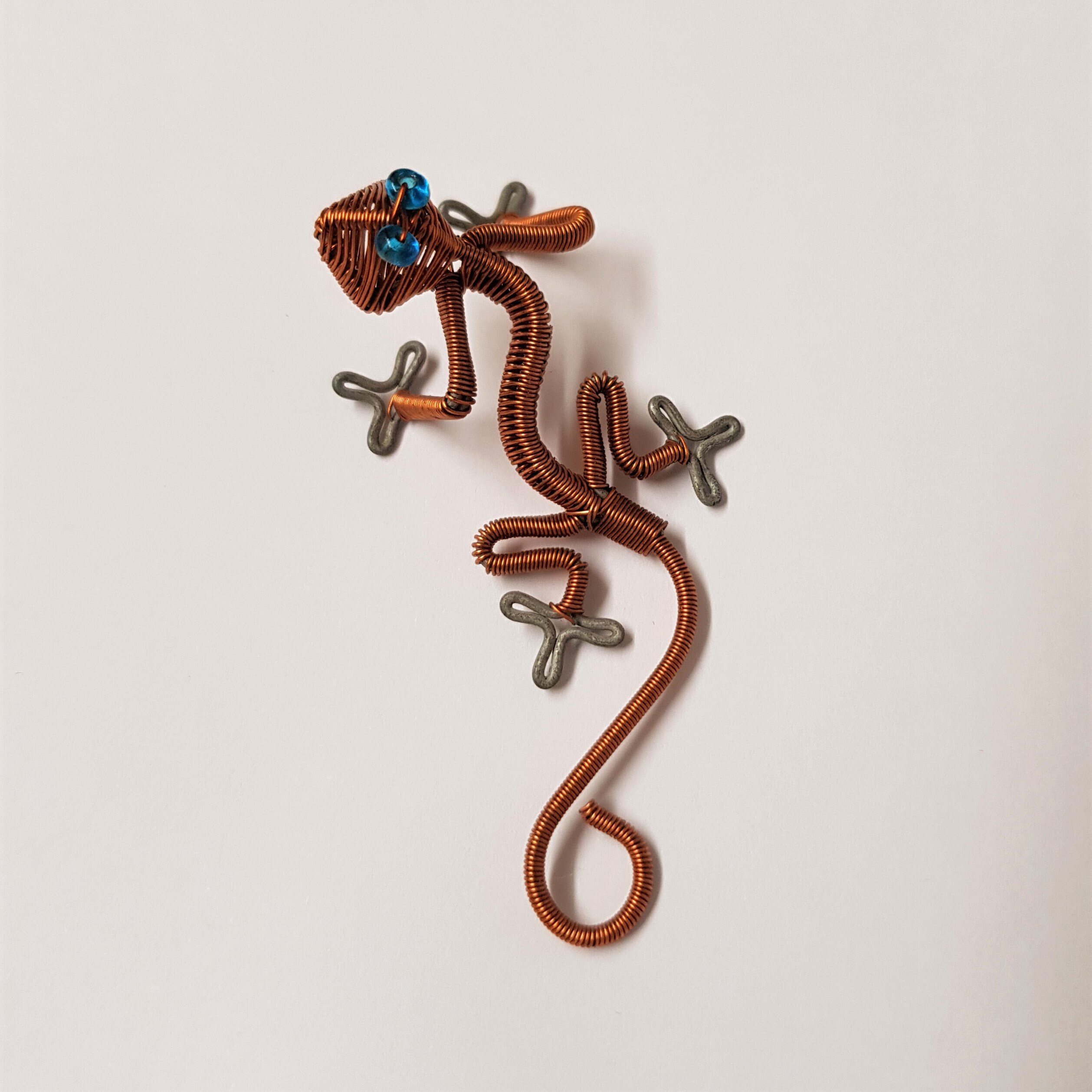 Copper Gecko Wire Reptile Sculpture / Zimbabwean Art Made in - Etsy Sweden