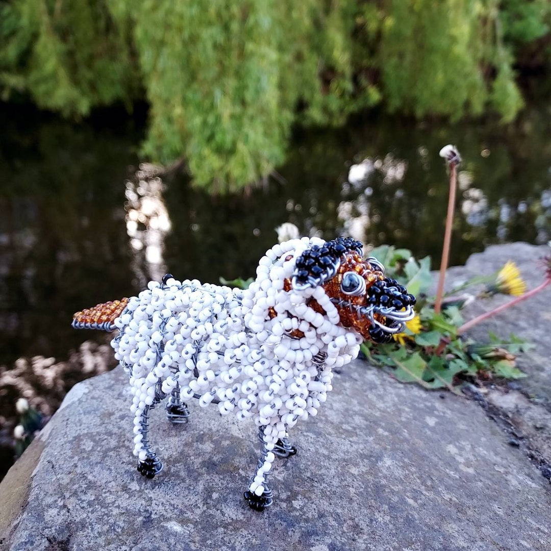 Beaded Sheep Animal Sculpture / Zimbabwean Art Made in Scotland - Etsy