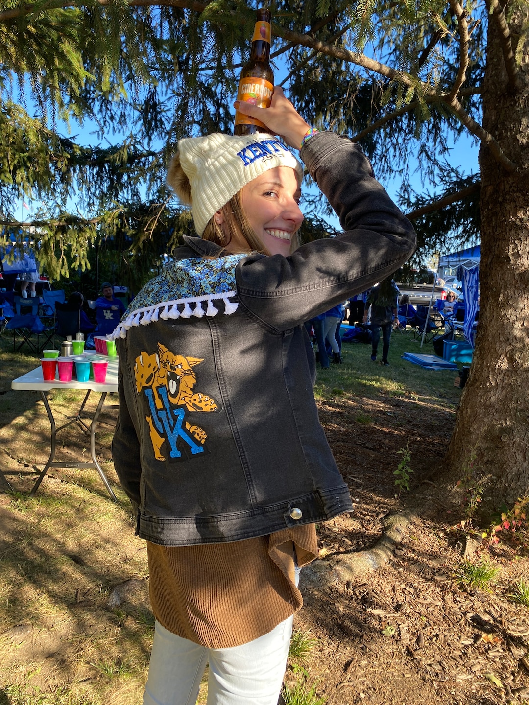 WHAT TEAM? Wildcats! University of Kentucky Denim Jacket - Etsy