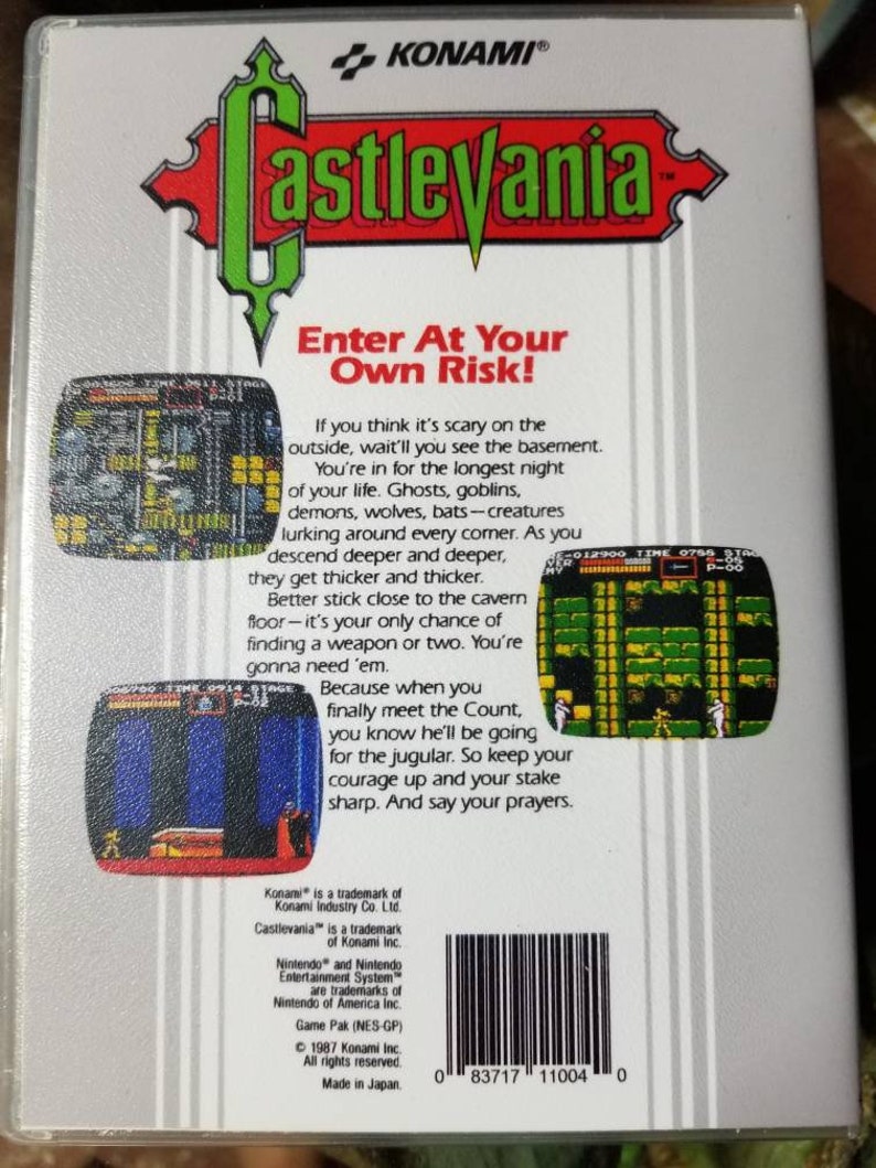 Custom Game Case for NES SNES N64 and Sega Genesis Games - Etsy