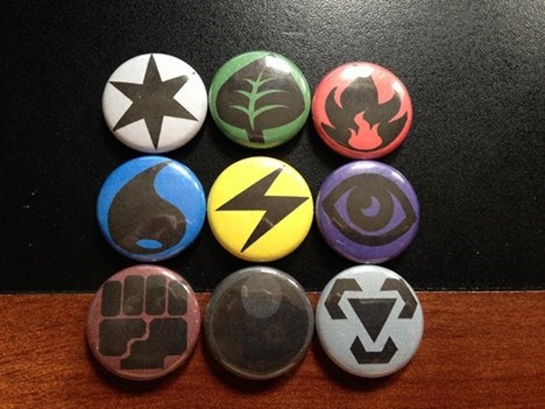 Badge Pokemon énergie définie aimants sur la photo - Etsy France