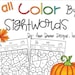 Fall Color by Sight Words - Etsy